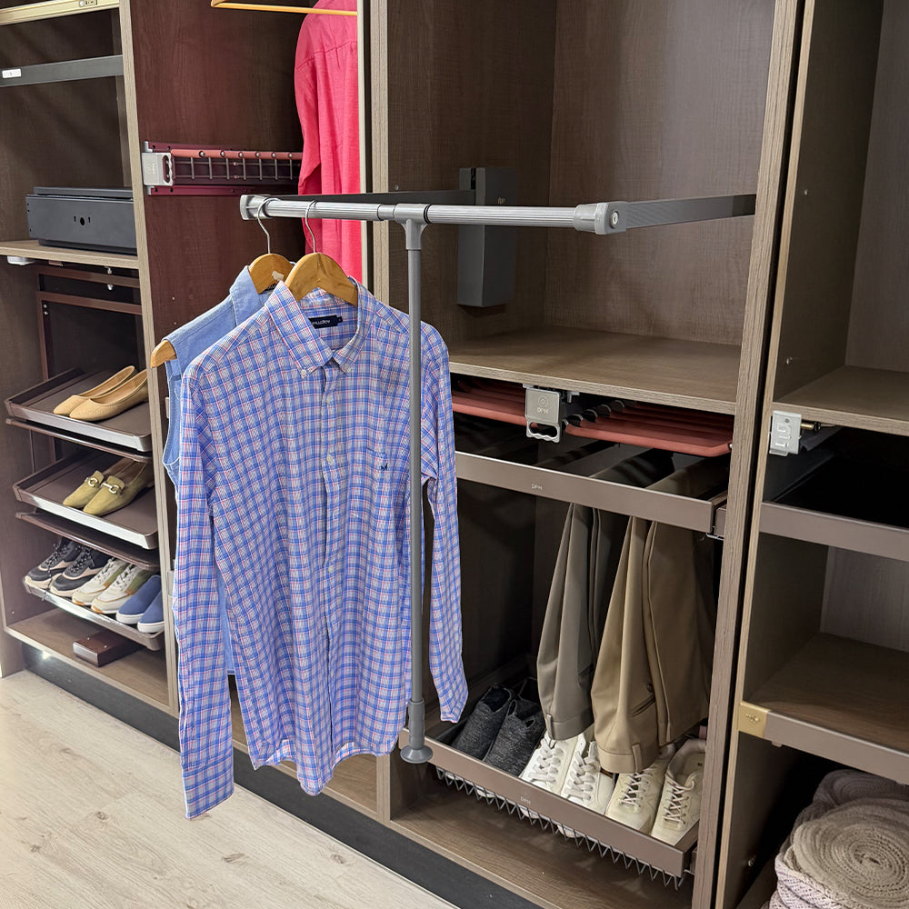 Elevador de Barra para Closet Gris | DPH Chile